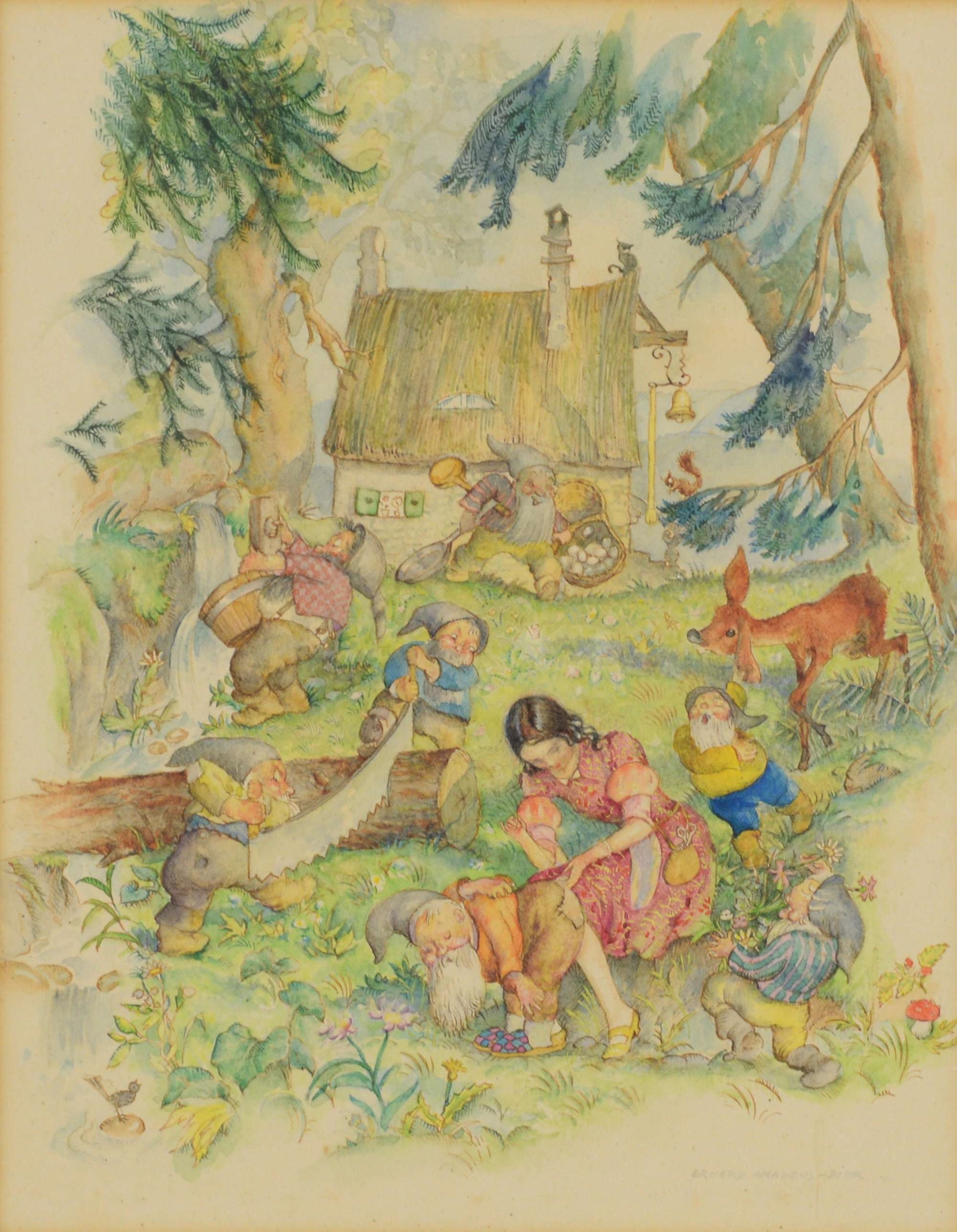 Erhardus Amadeus Dier | Snow White and the Seven Dwarfs | MutualArt