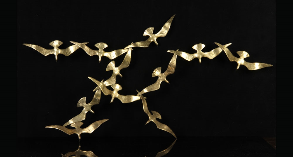 Bijan Bahar | Sculpture of Eleven Birds | MutualArt