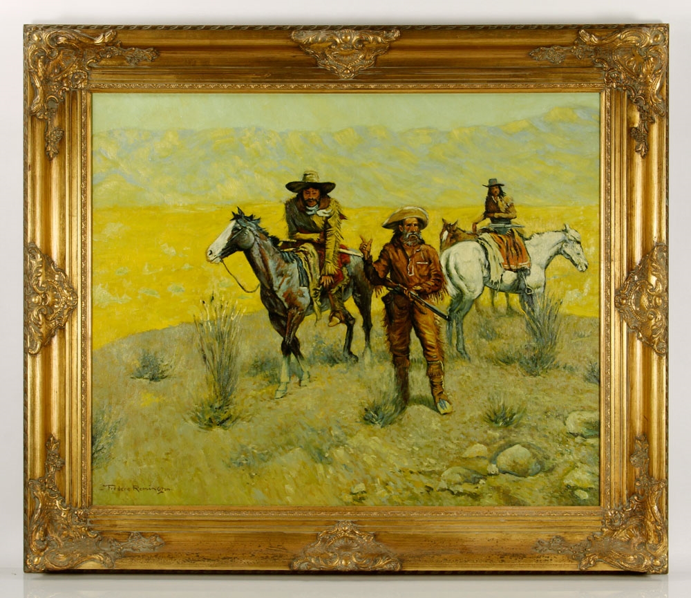 Unknown | Cowboys on Horseback | MutualArt