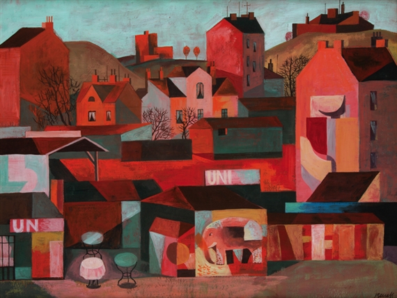 Vlastimil Benes | Town periphery | MutualArt