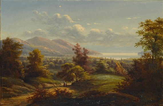 Russell Smith | A Hudson River landscape | MutualArt