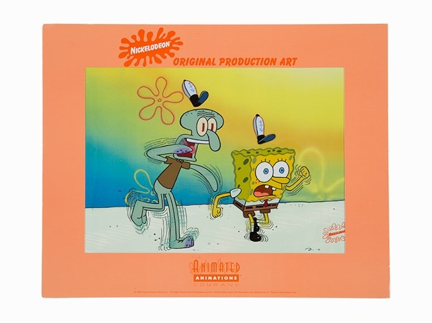Nickelodeon | Squidward and Spongebob (Circa 2003) | MutualArt