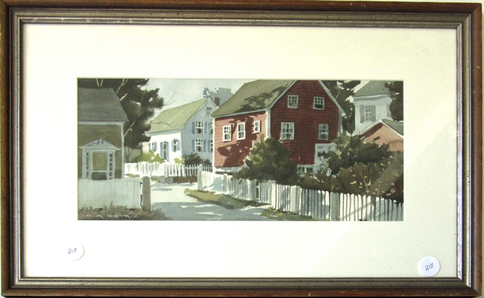 Ferdinand Ralph Petrie | Rockport St. scene | MutualArt