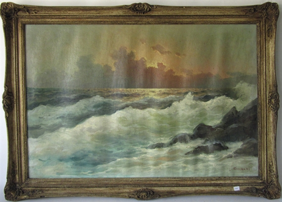 M. Rinaldi | shore scene | MutualArt