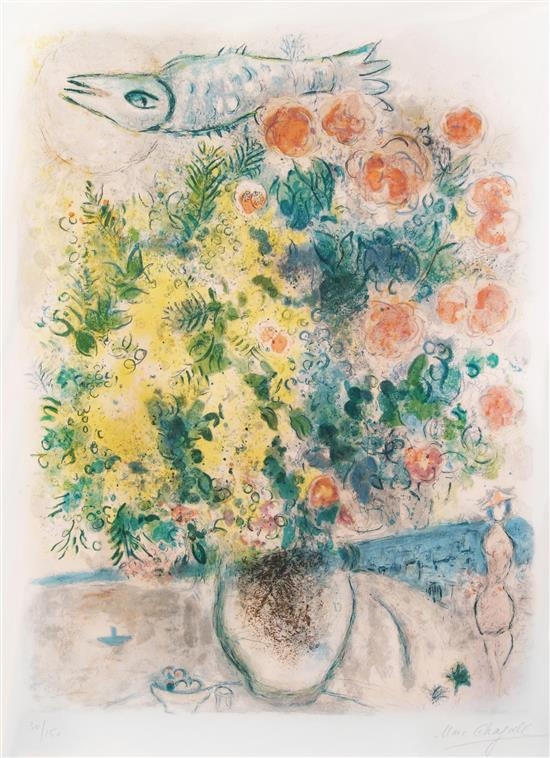 Marc Chagall | L'Inspiration du peintre (1970 - 1975) | MutualArt