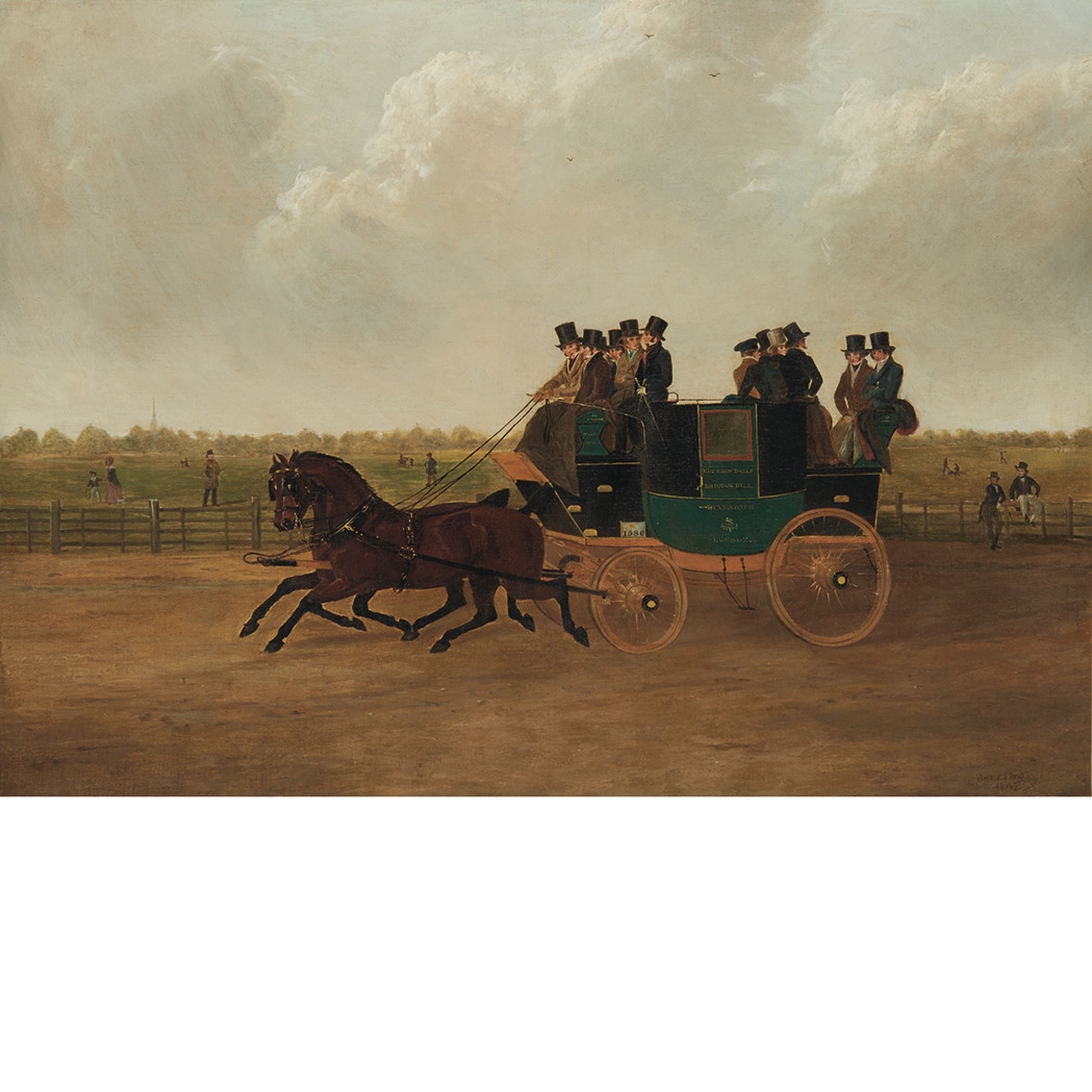 Benjamin Herring Sr. | The Kennington to London Coach (1822) | MutualArt