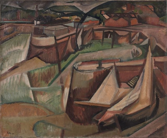 Alfred Reth | LE BASSIN DE HONFLEUR (1911) | MutualArt