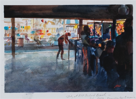Jack Gable | Study at Old Orchard Beach | MutualArt