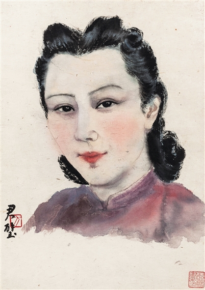 Fan Tchunpi | Protrait of Mr. Chen Junhui's Wife (1943) | MutualArt