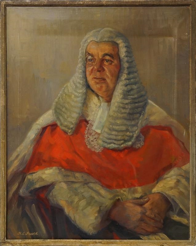 Hubert Andrew Freeth | Portrait of Justice Sir Henry Wynn Parry (1899 ...