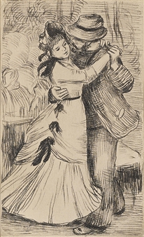 Renoir Pierre-Auguste | La danse à la campagne (1890) | MutualArt