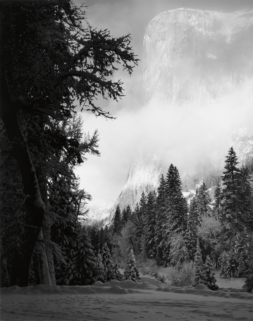 Ansel Adams | El Capitan, Sunrise, Winter, Yosemite National Park ...