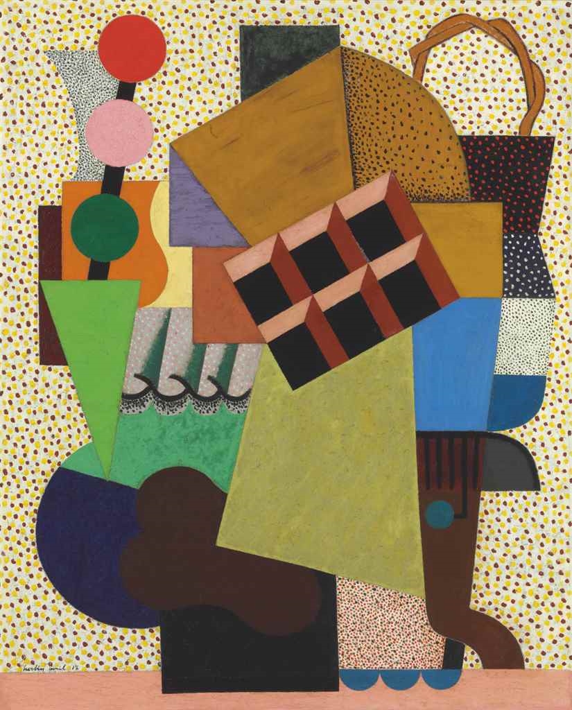 Auguste Herbin | Composition, danseuse (1919) | MutualArt