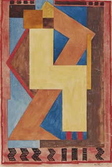 Auguste Herbin | Sans Titre (1942) | MutualArt