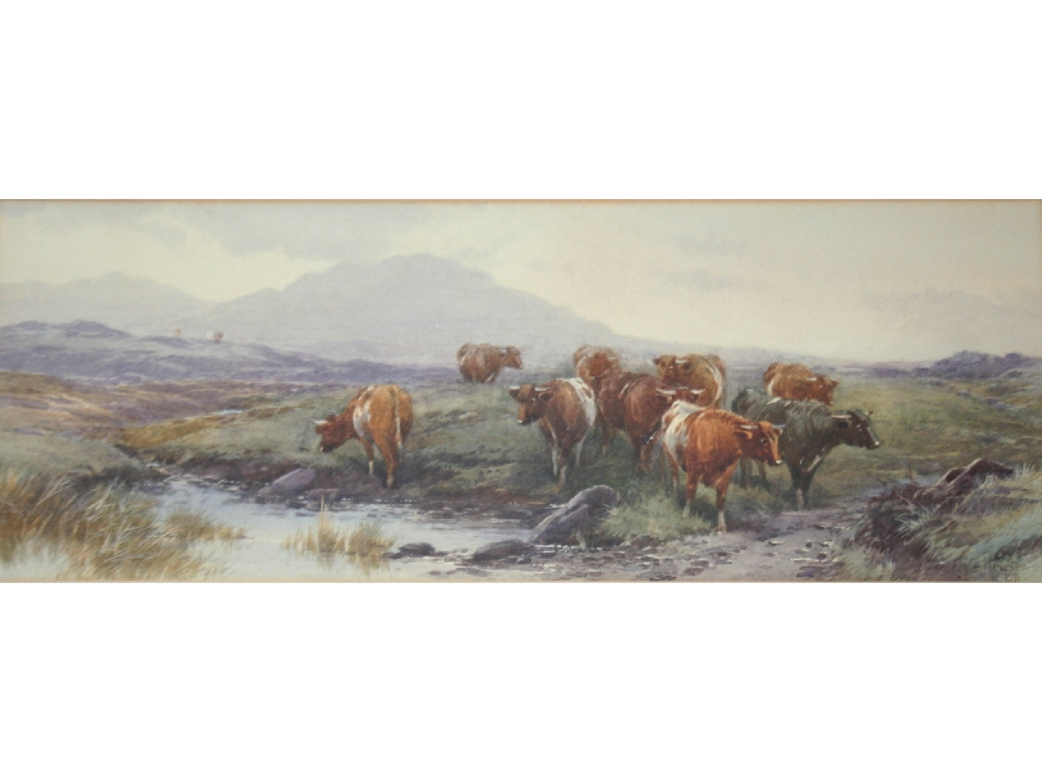 Thomas Rowden | CATTLE ON A MOOR | MutualArt