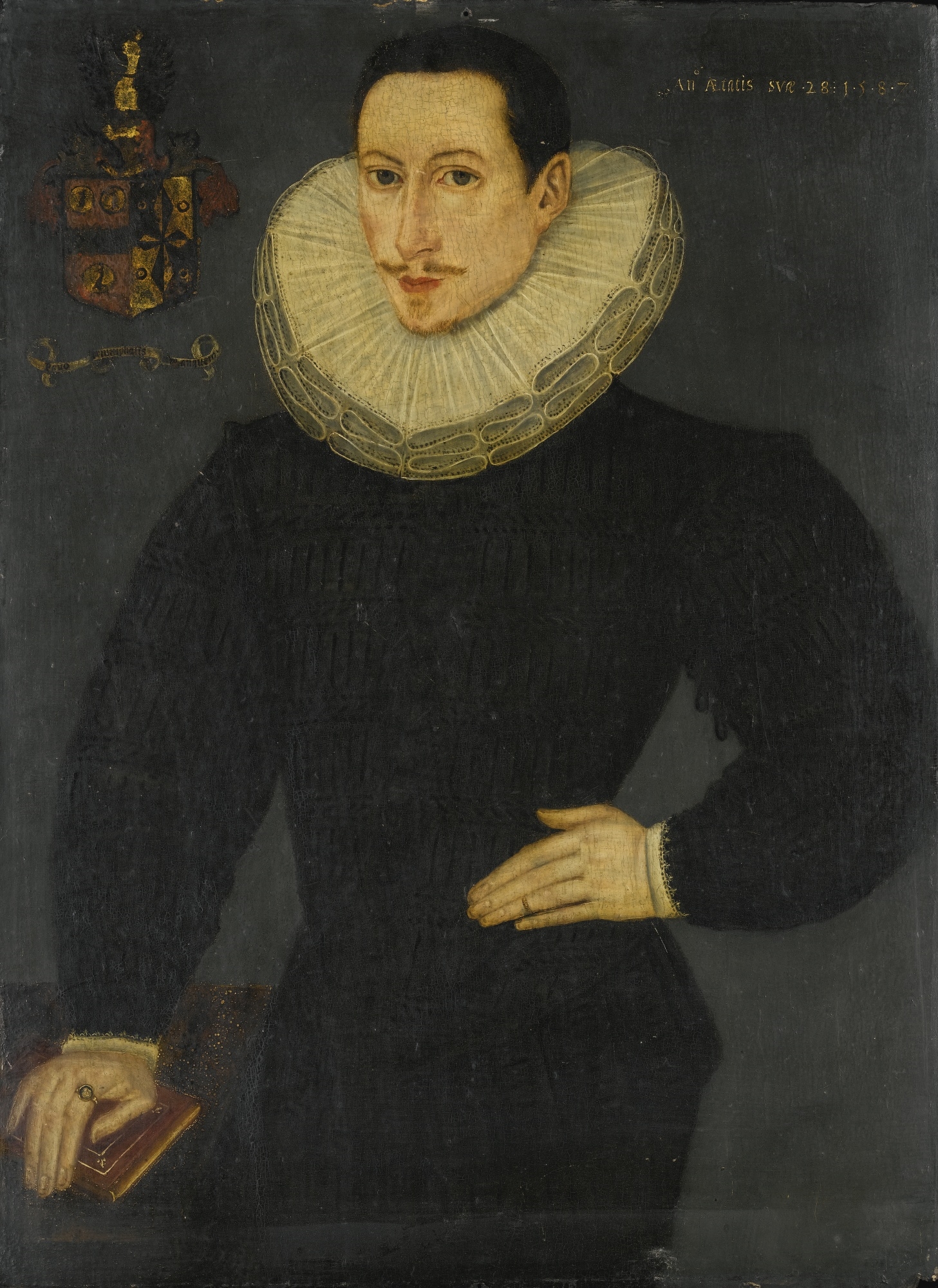 British School, 16th Century | Portrait of Sir Edward Ayscough (1542 ...