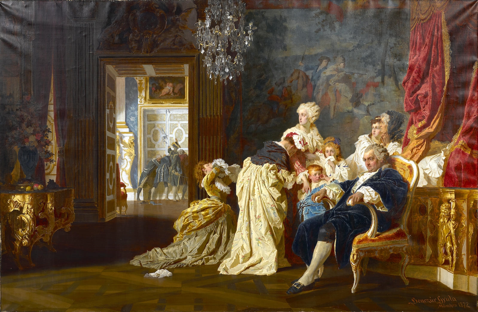 Laffont Guy | The capture of Louis XVI and his family (1872) | MutualArt