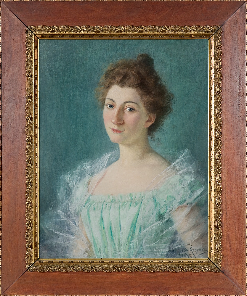 Mieczysław Reyzner | Portrait of Miss Mary (Circa 1899) | MutualArt