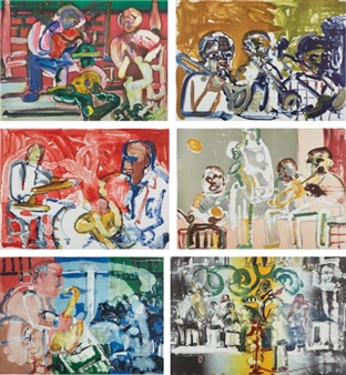 Romare Bearden | Jazz (1979) | MutualArt