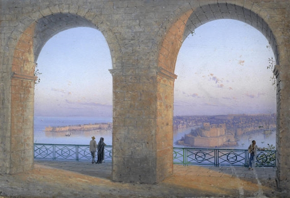 Luigi Maria Galea | A view of The Grand Harbour | MutualArt