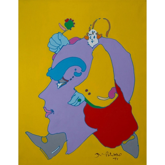 Peter Max | Self Portrait (1971) | MutualArt