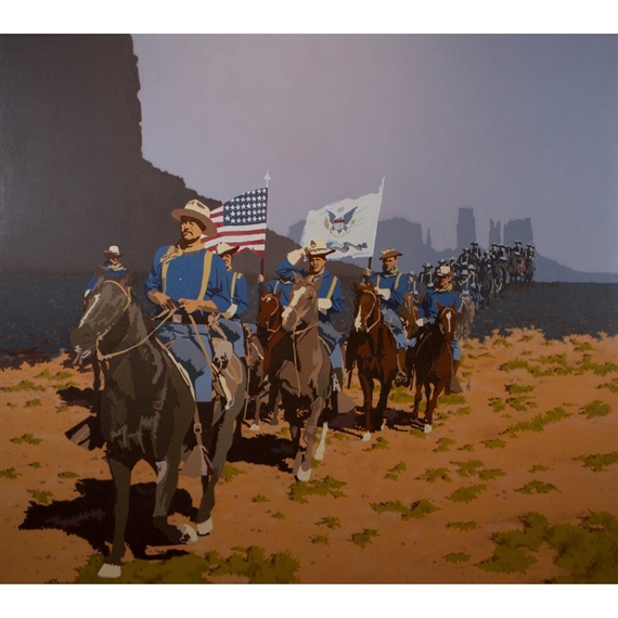 William Schenck | Patrol from Yuma (1973) | MutualArt