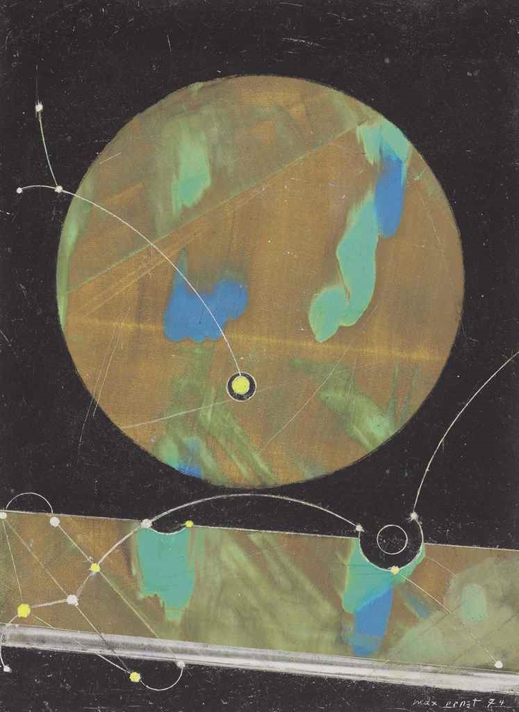 Max Ernst | Loplop im Wald (1958) | MutualArt