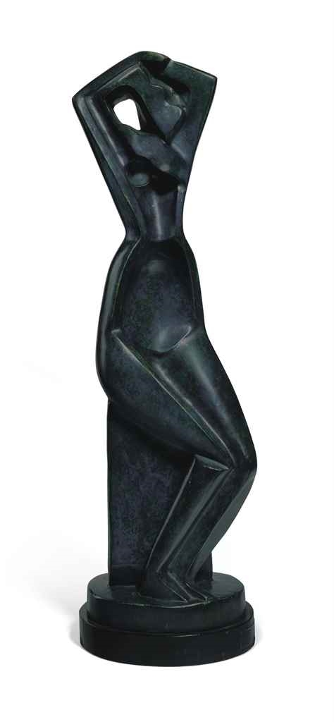 Alexander Archipenko | Femme assise se coiffant | MutualArt