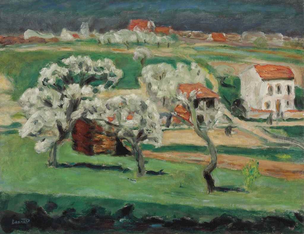 Pierre Bonnard | Arbres en fleurs, Maison Blanche (1909) | MutualArt