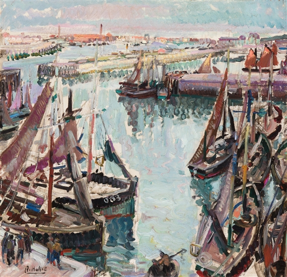 Andre Hallet | The Port of Ostend (1920 - 1930) | MutualArt