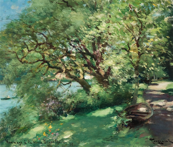 Fernand Toussaint | Sunny Riverside (1938) | MutualArt