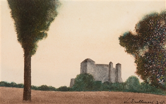 Léon Spilliaert | Trees by the Water (1918) | MutualArt