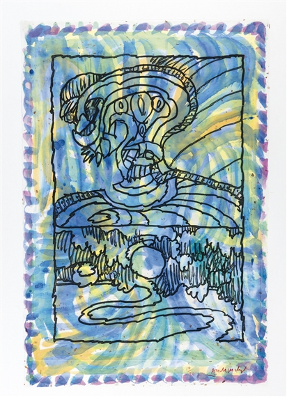 Pierre Alechinsky | Frontière Naturelle (1976) | MutualArt