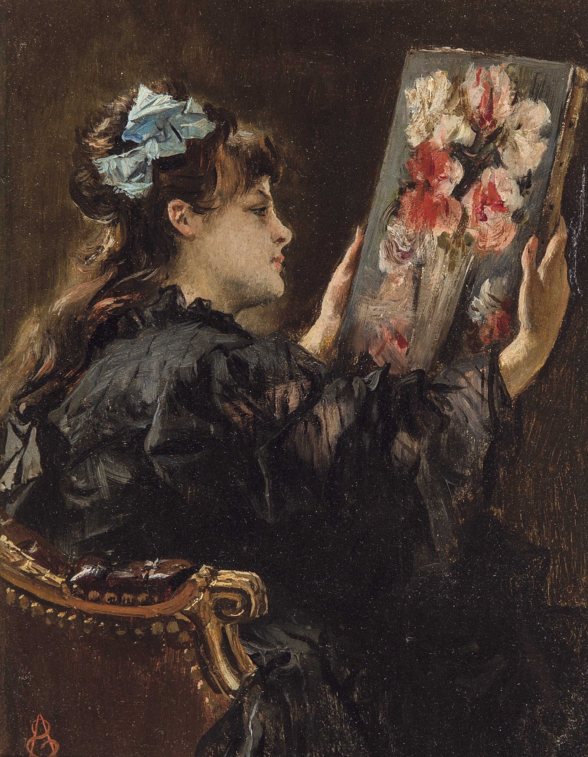 Alfred Stevens | In the Studio | MutualArt