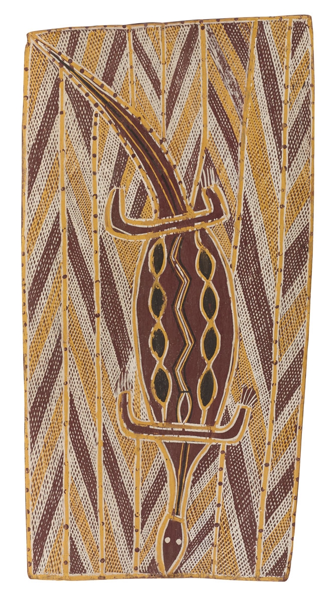 David Malangi | Goanna Men (1966) | MutualArt