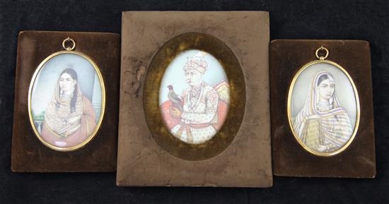 Indian School, 18th Century | Miniatures of Emperor Akba & Mughal ...