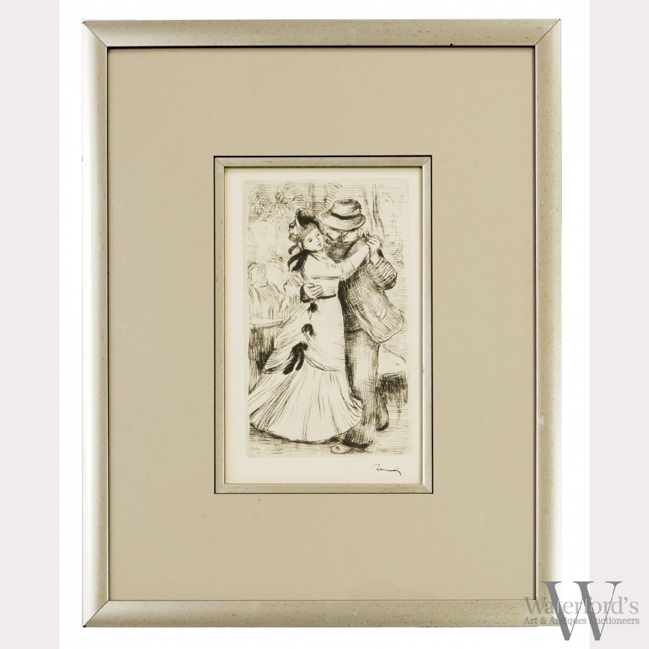 Pierre-Auguste Renoir | La danse à la campagne (1890) | MutualArt