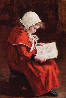 Maria Brooks | Seated girl | MutualArt