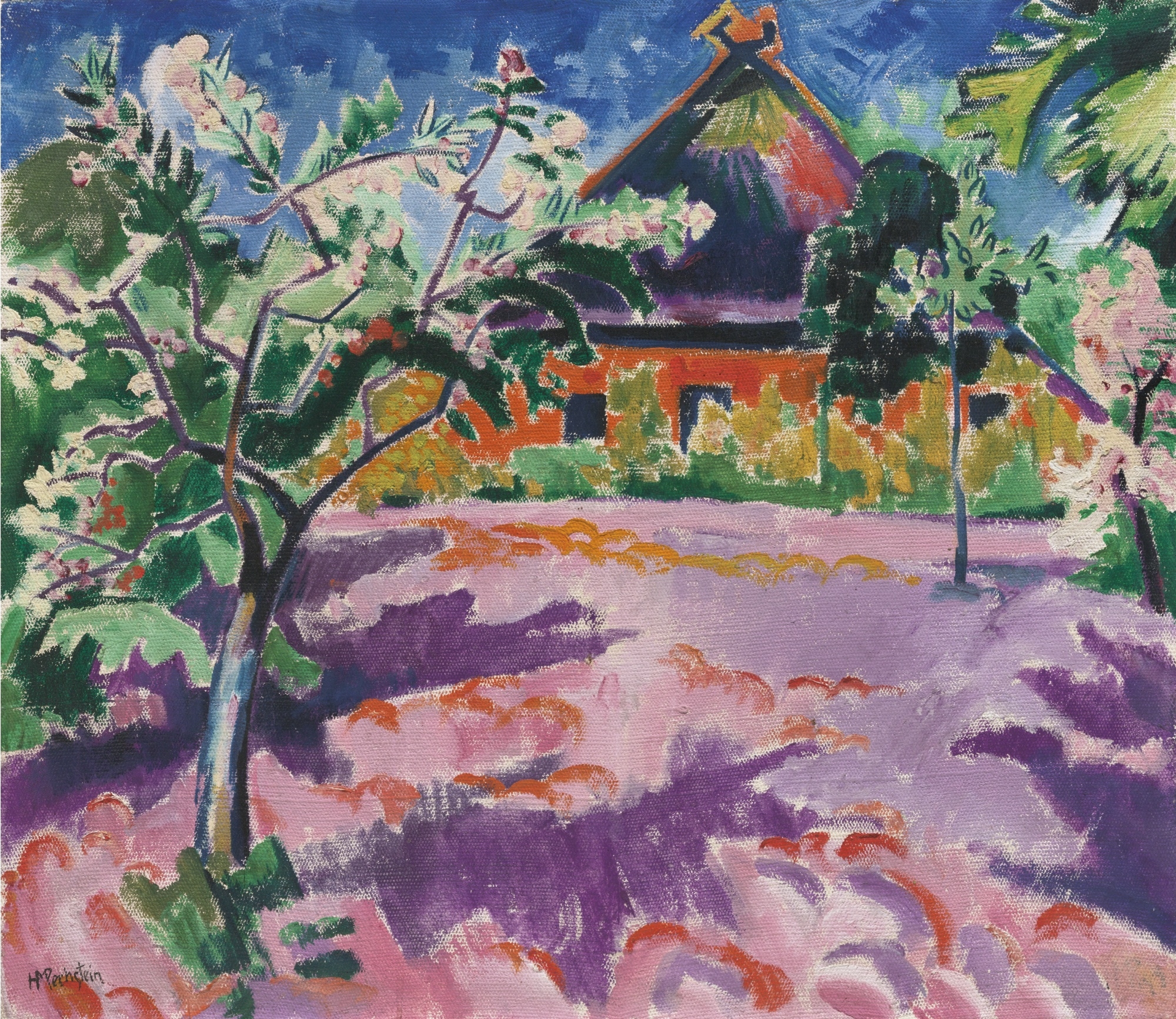 Max Pechstein | FRÜHLINGSBLÜTE (1919) | MutualArt