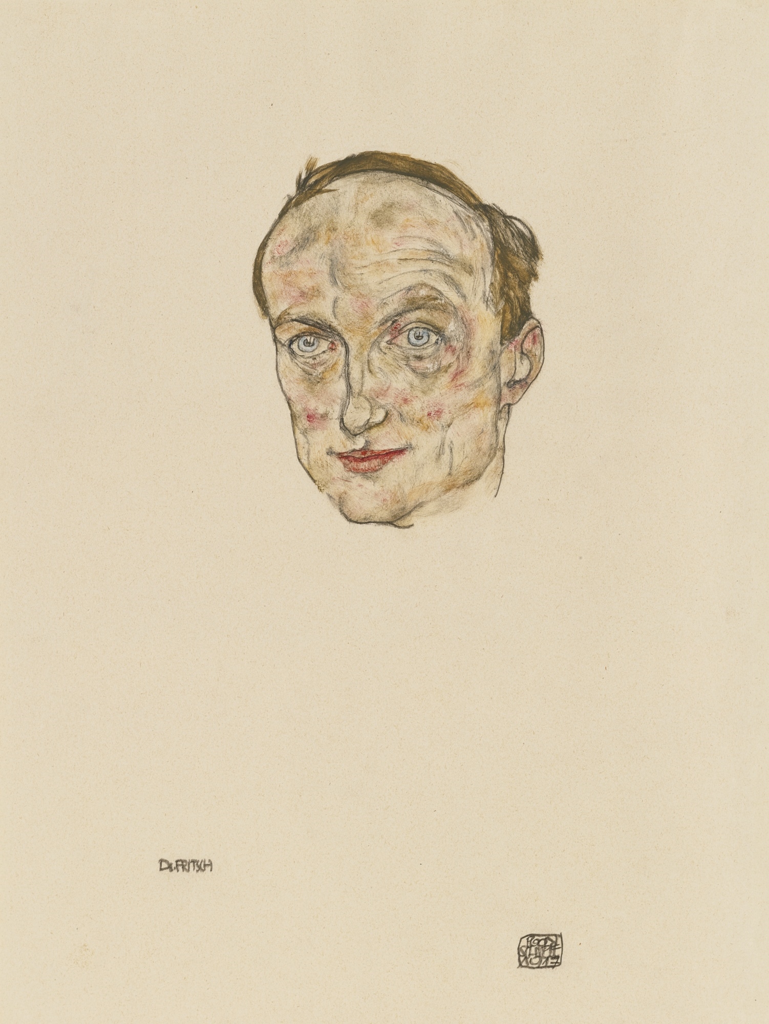 Egon Schiele | DR. OTHMAR FRITSCH (1917) | MutualArt