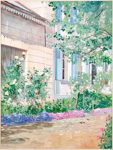 William Benecke | Courtyard | MutualArt