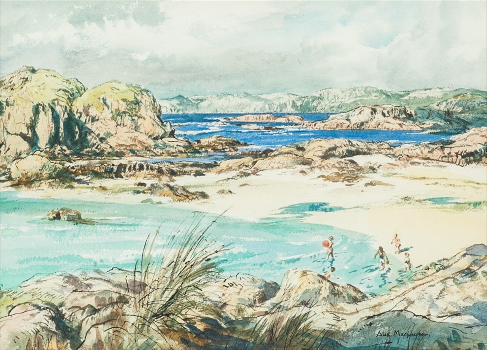 Alexander MacPherson | SHORE NEAR FIONNPHORT | MutualArt