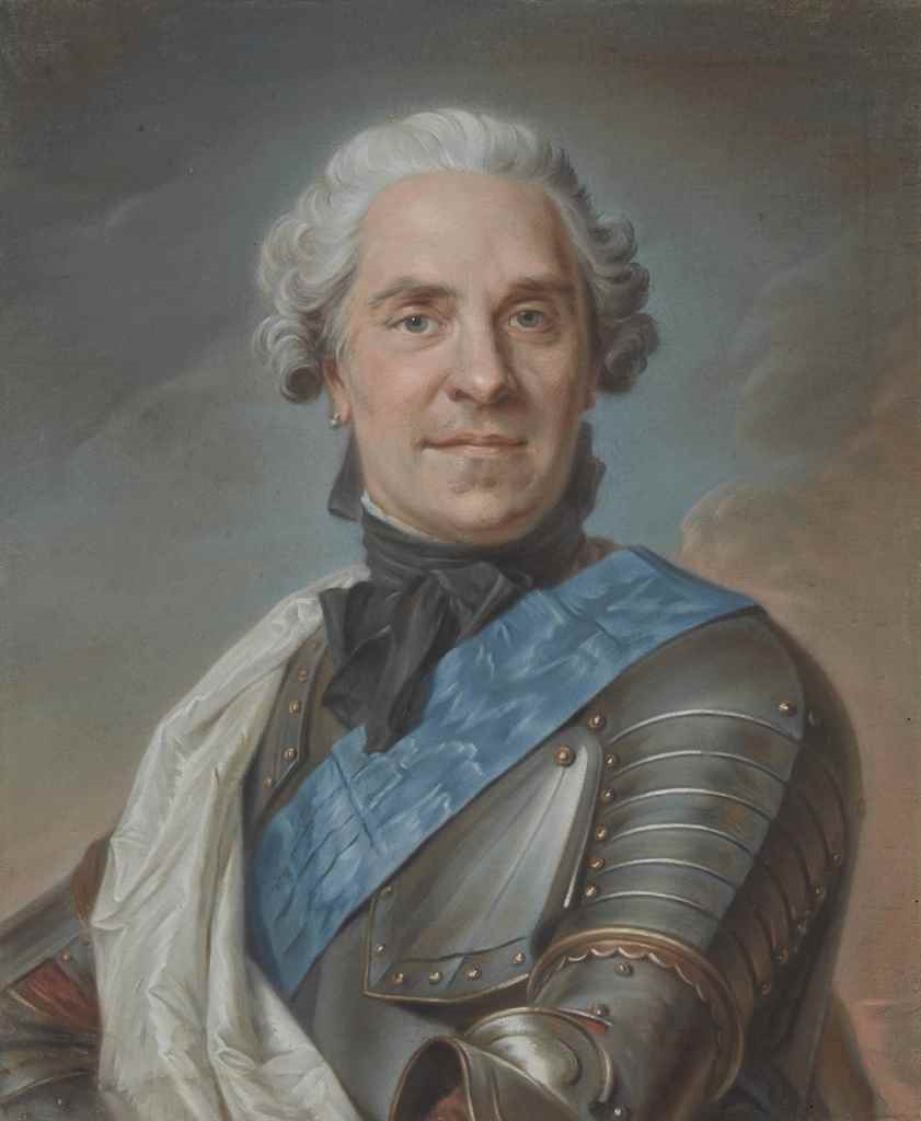 Maurice Quentin de La Tour | Portrait du comte Maurice de Saxe ...