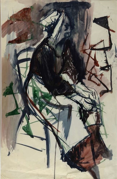 John Rosser | 5 Works: Life Studies (Circa 1950) | MutualArt