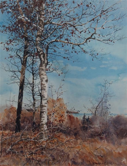 Gerhard Carl Frederick Miller | Birch Trees | MutualArt
