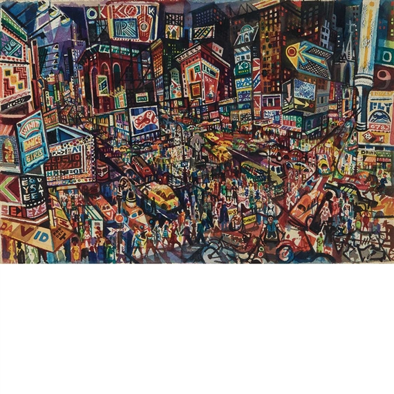 David Fredenthal | Times Square (1951) | MutualArt