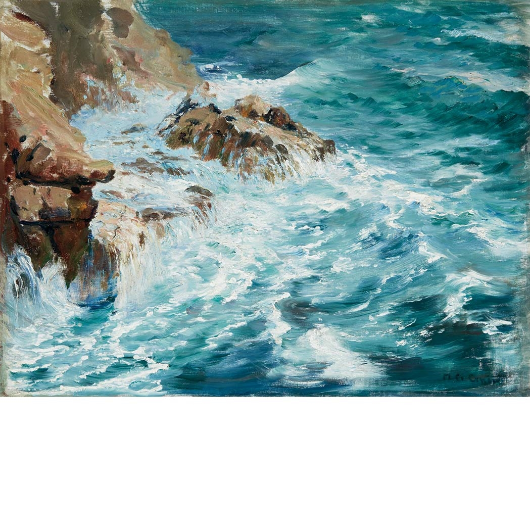 Menci Clement Crncic | Rocks and Sea Krkn, Croatia | MutualArt