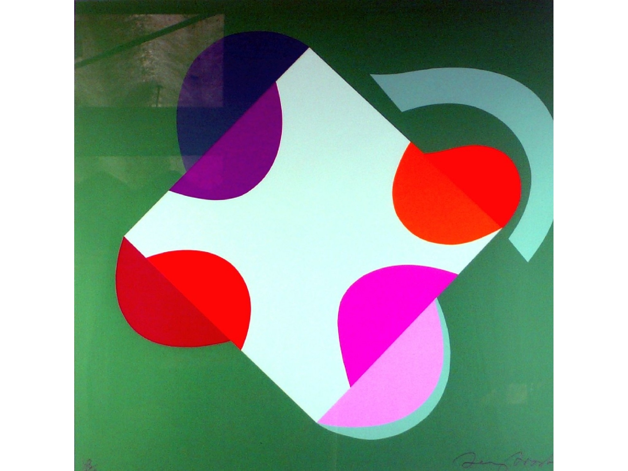 Sir Terry Frost | Development of a square within a square' (green ...