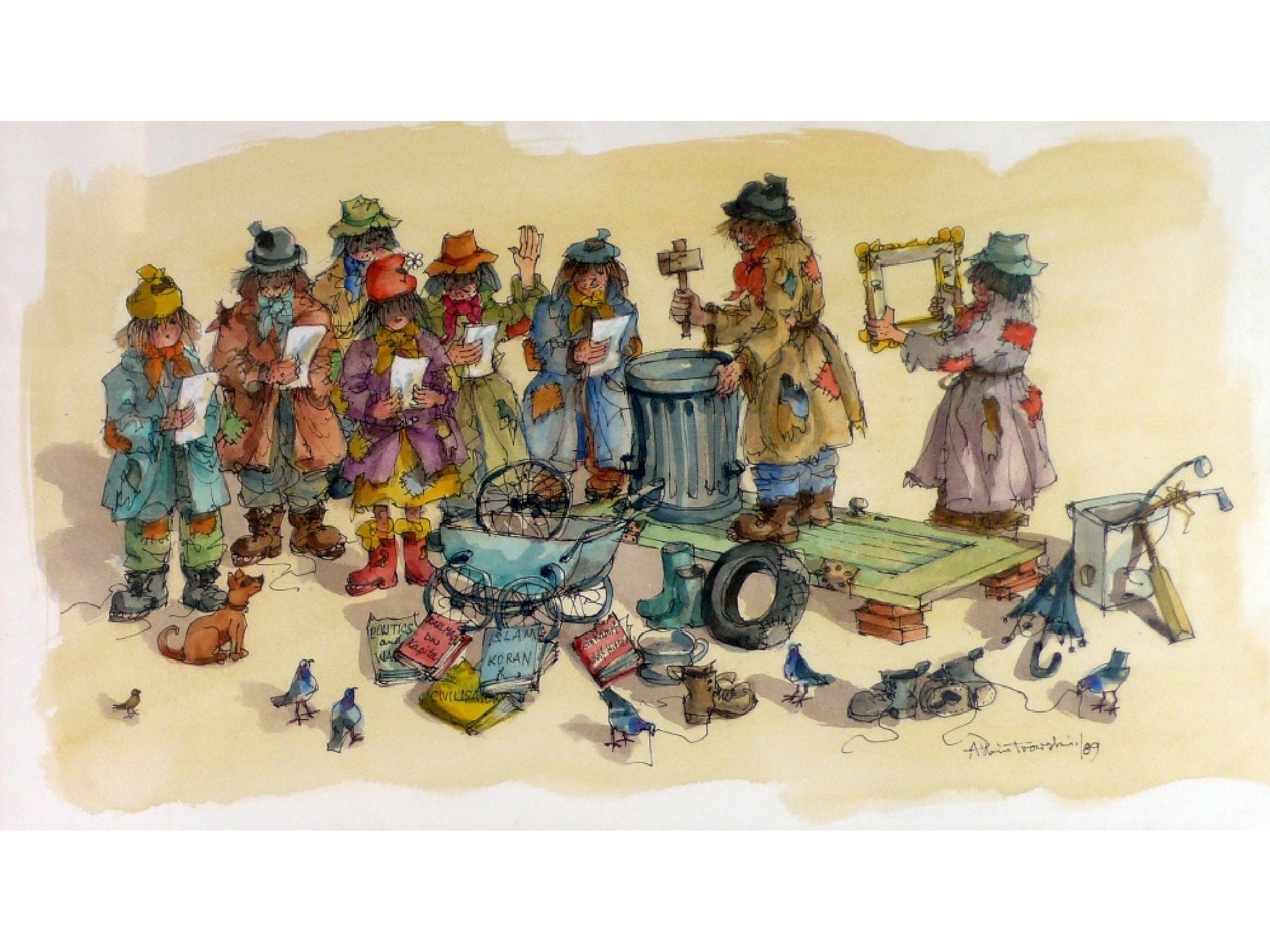 Albin Trowski | Tramps Auction (1989) | MutualArt