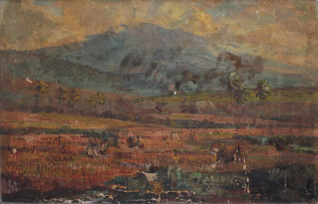 Ernest Dezentjé | Mountainous West Javan Landscape | MutualArt